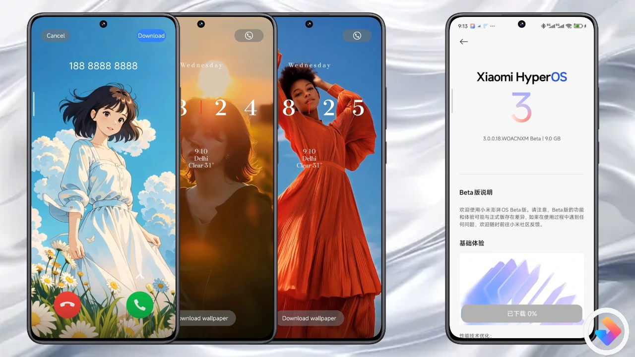 HyperOS 3 AI Dynamic Wallpapers Roll Out in HyperOS 2.2 Update - Enable ...