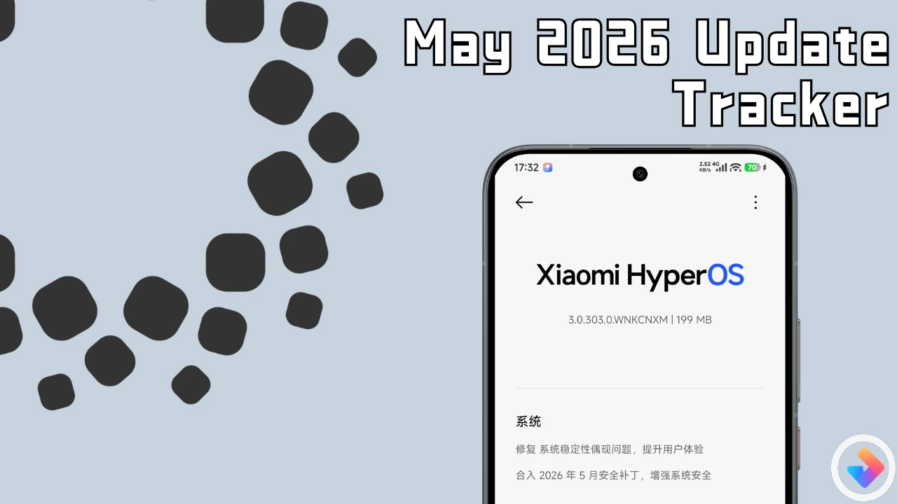 HyperOS 3 / 3.1 May 2026 Update Tracker: Xiaomi, REDMI And POCO Devices ...